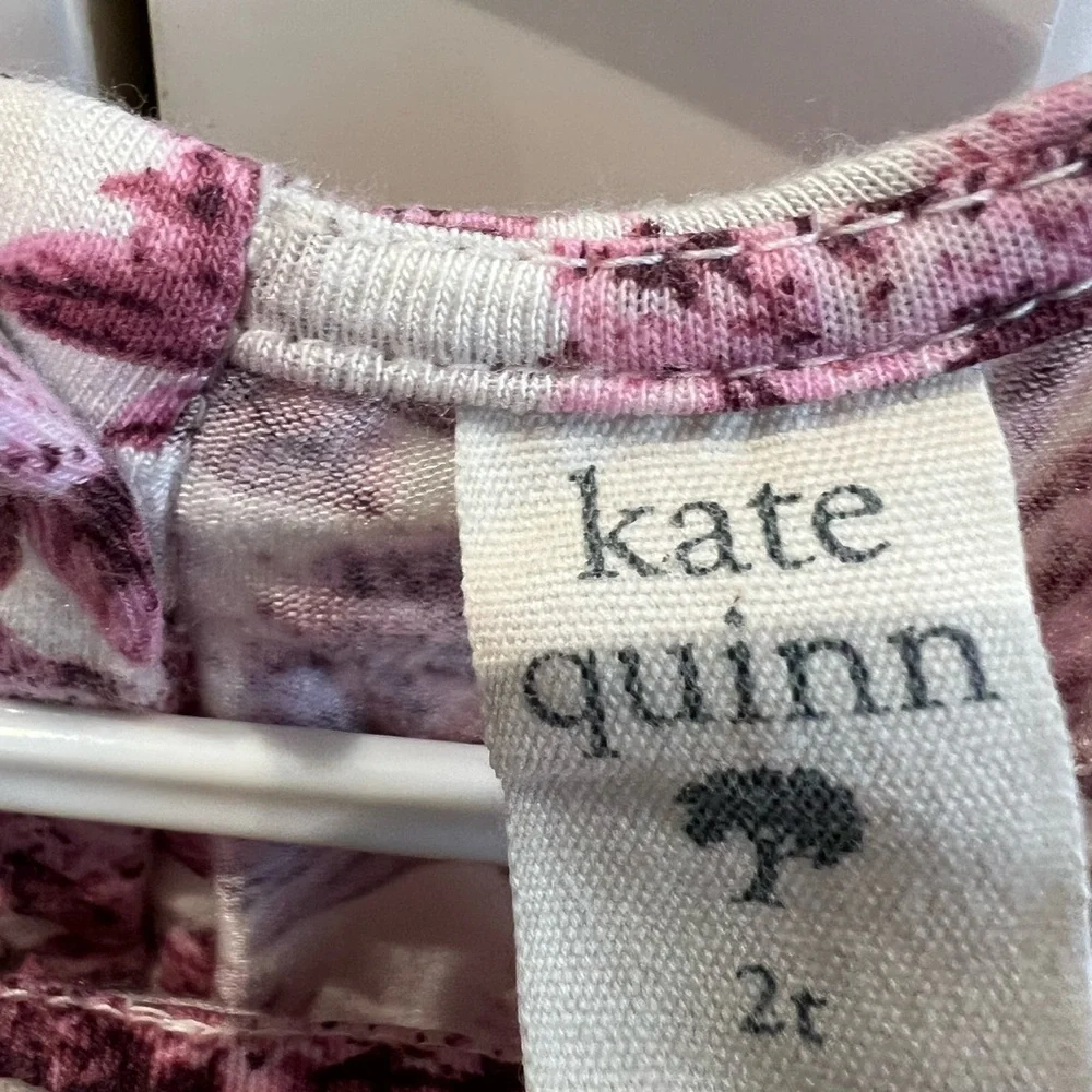 kate quinn | Bottoms | Kate Quinn Romper Dress In Purple And White 2t ...